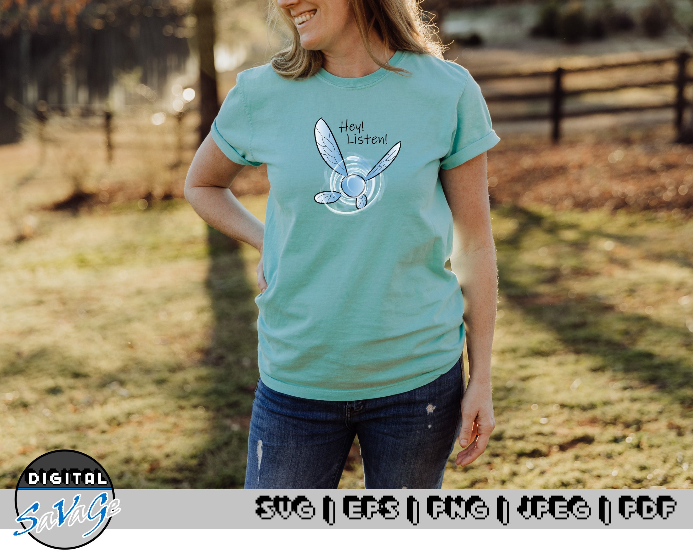 Hey Listen Navi From Legend of Zelda for Print, Sublimation, Heat Press ...