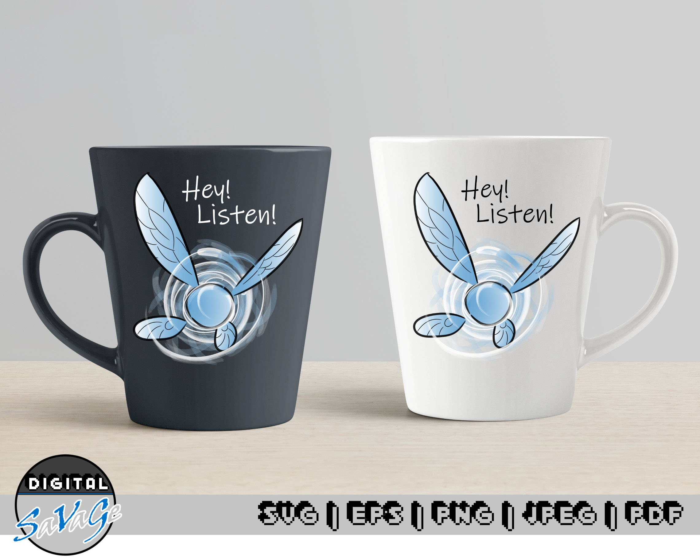 Hey Listen Navi From Legend of Zelda for Print, Sublimation, Heat Press ...