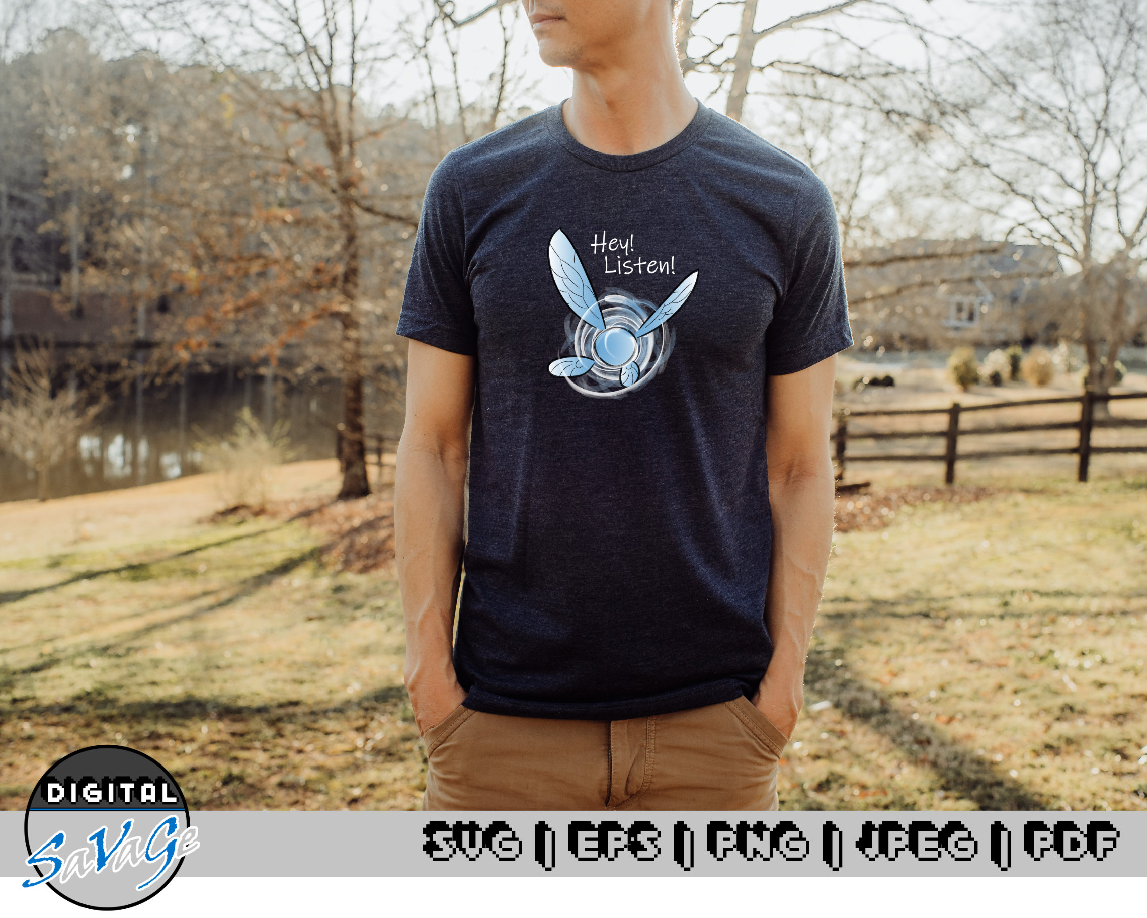 Hey Listen Navi From Legend of Zelda for Print, Sublimation, Heat Press ...