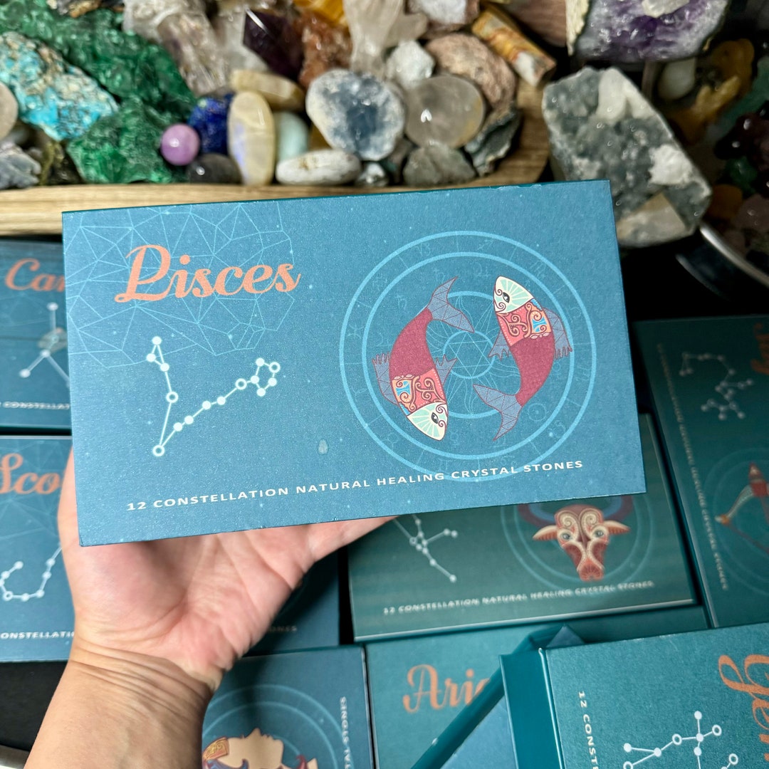Crystal Constellation Boxes, Crystal Zodiac Boxes, Healing Stones for ...