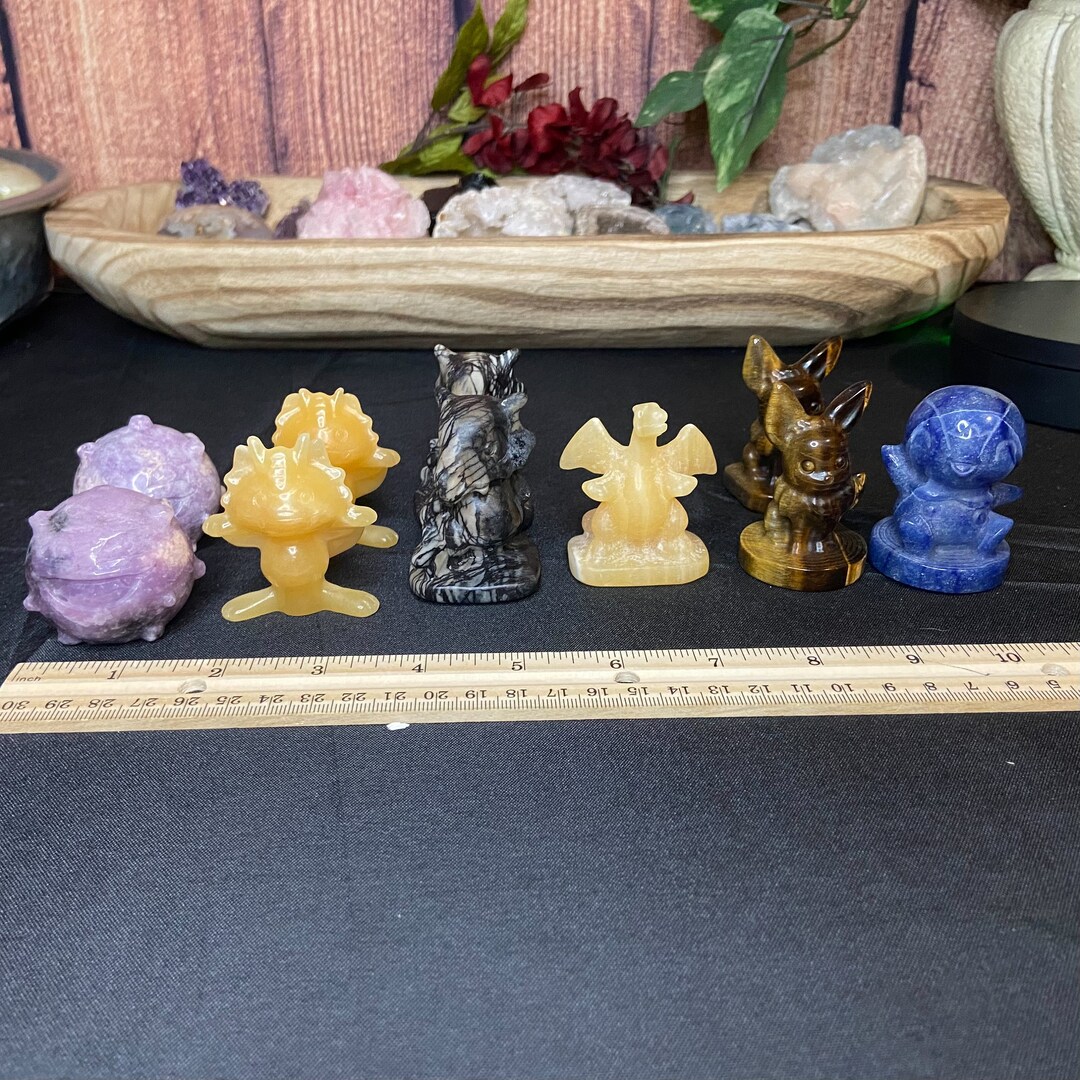Pokemon Carvings/cubone/charizard/eevee/koffing/meowith/dragonite - Etsy