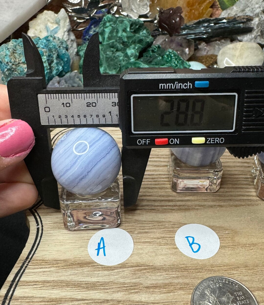 Blue Lace Agate Spheres, Blue Lace Agate, Spheres, High Quality, Blue ...