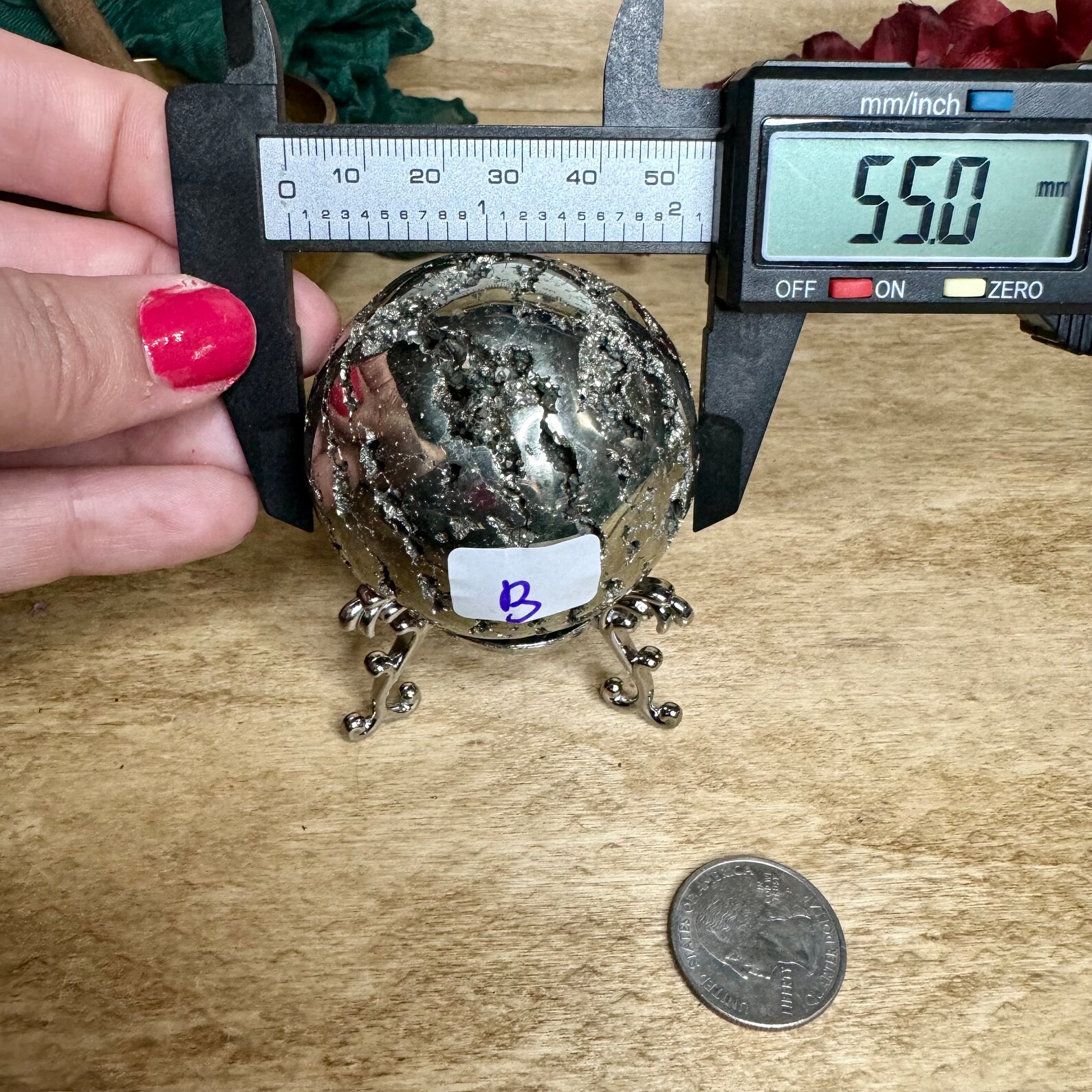 Peruvian Pyrite Sphere With Druzy – Crystal Display Holder Included - Etsy
