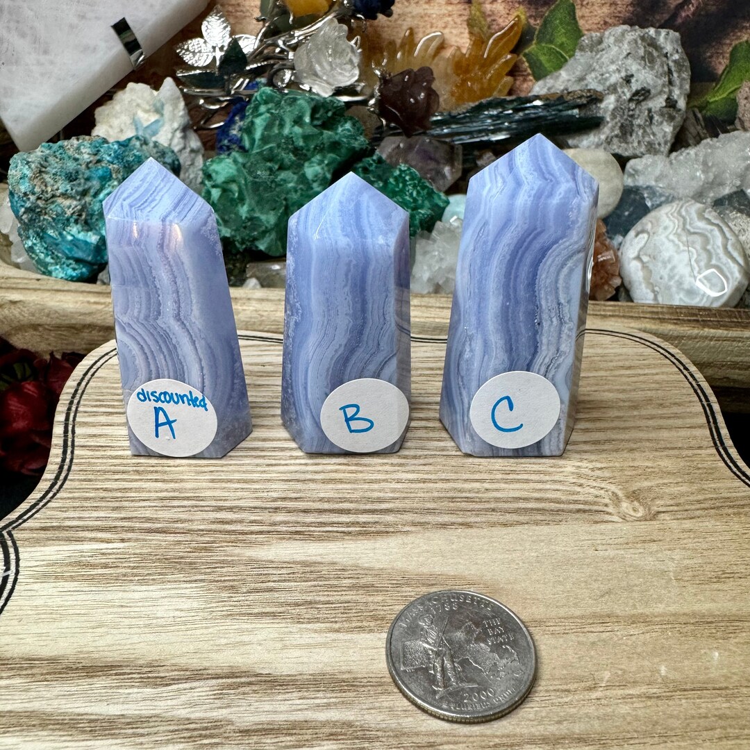 Blue Lace Agate Towers, Blue Lace Agate, Towers, Blue Lace, Blue ...
