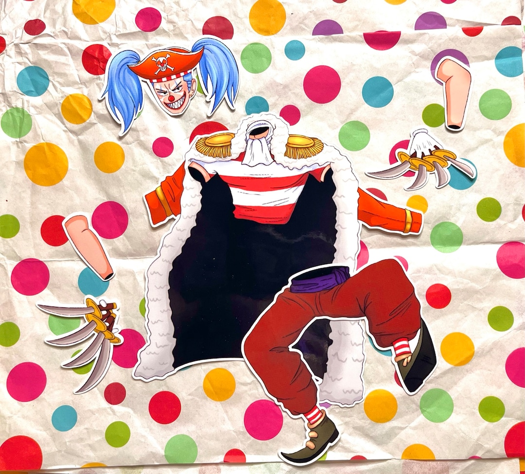 Buggy the Clown Sticker Body Parts - Etsy