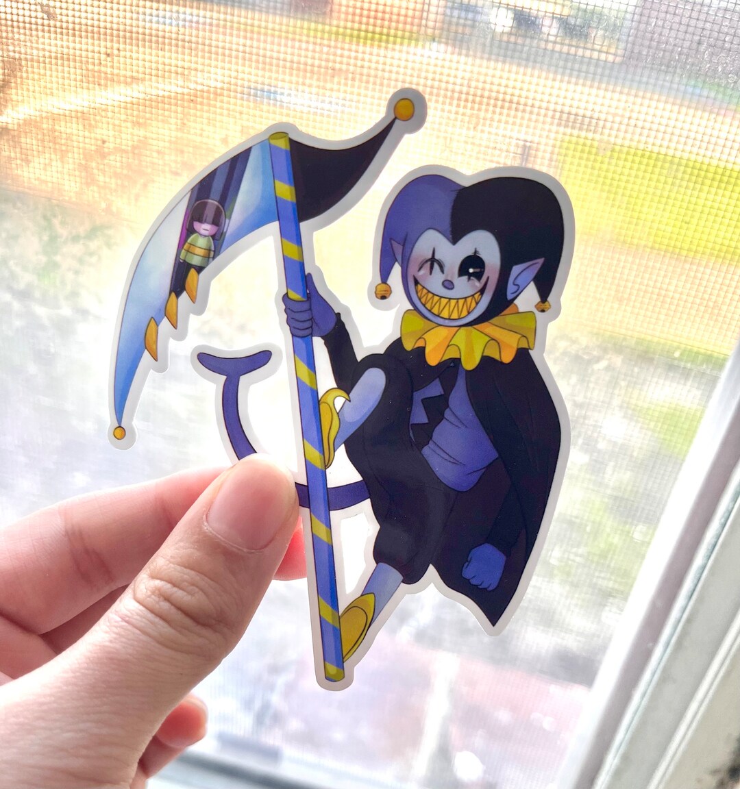 Jevil Sticker From Deltarune - Etsy
