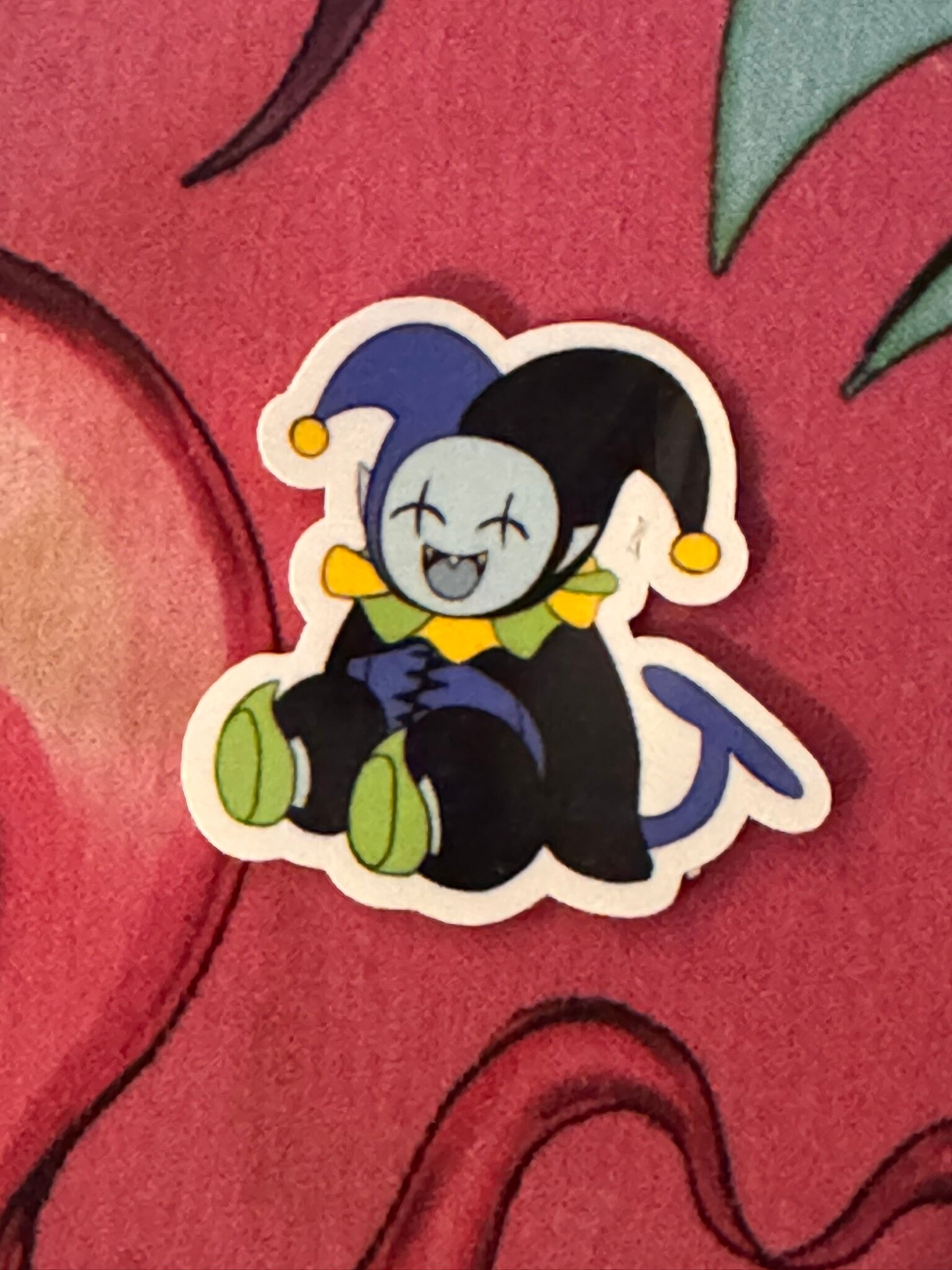 Tiny Jevil Sticker - Etsy