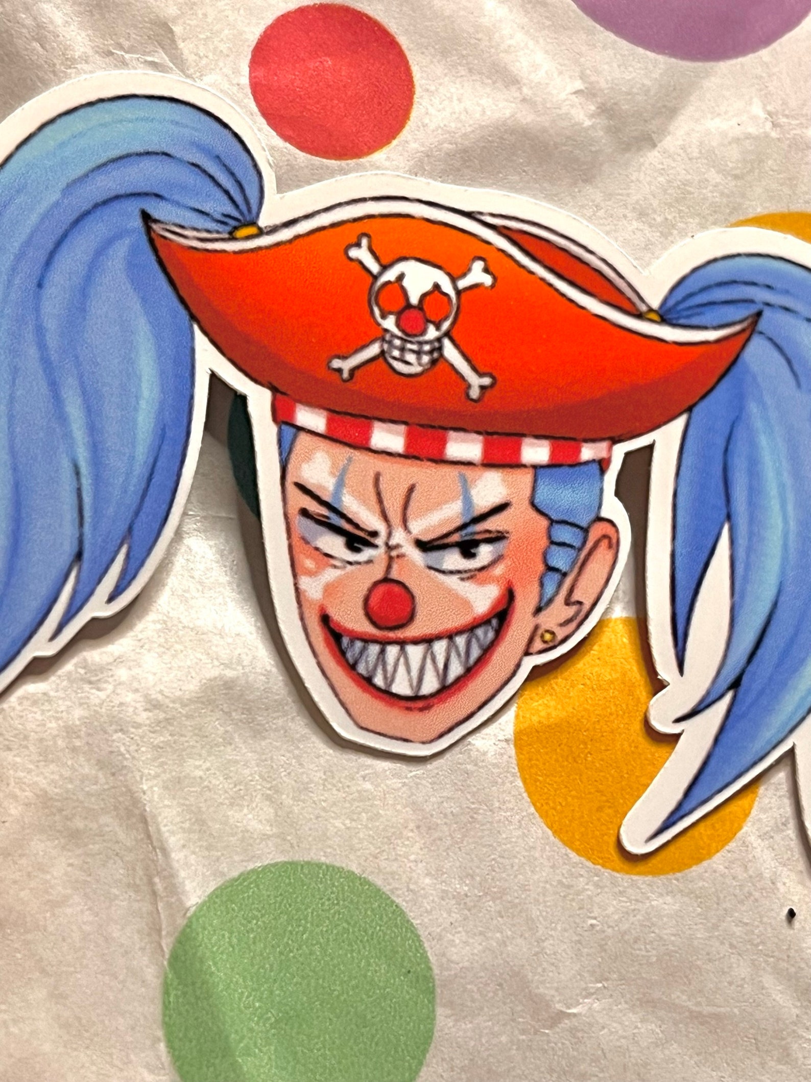 Buggy the Clown Sticker Body Parts - Etsy