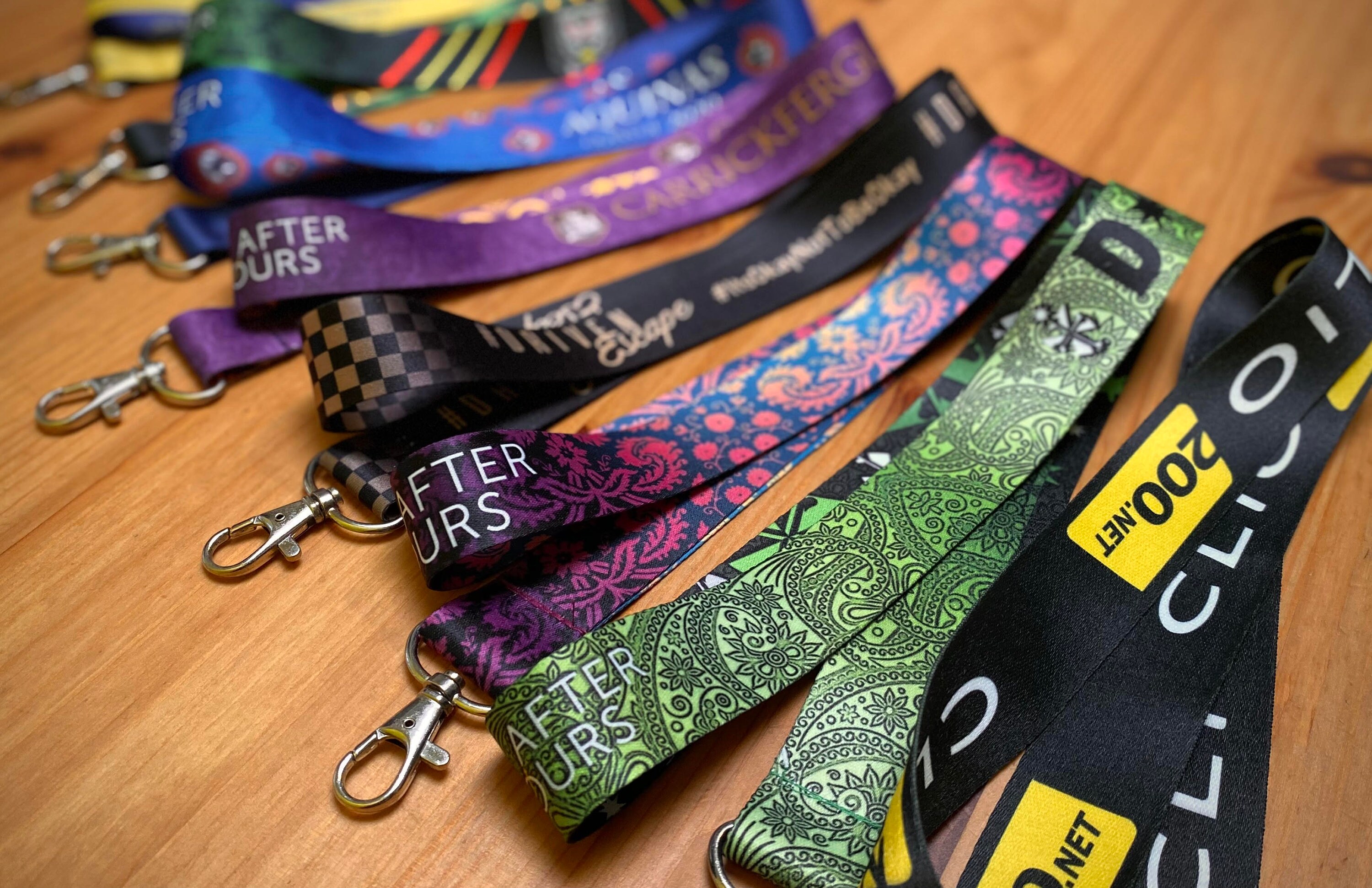 Personalized Lanyards: Full Color 10/15/20/25mm Name Company Logo ...