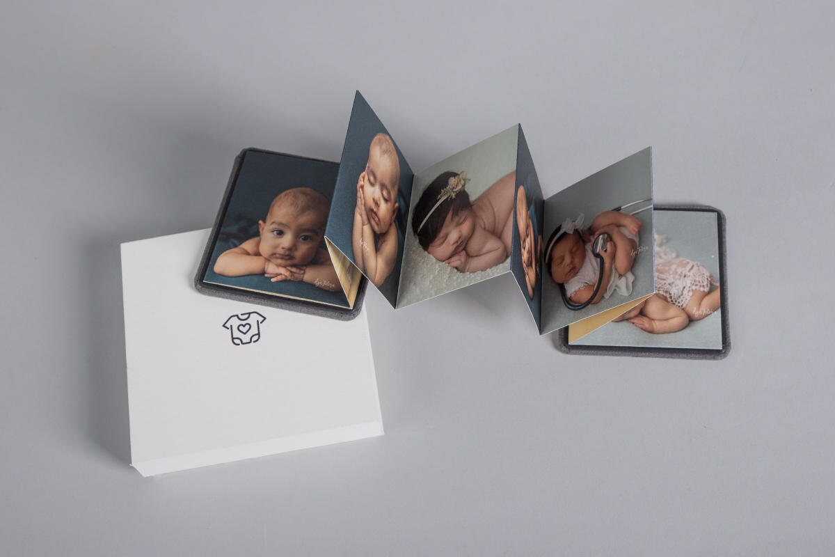 Folded Mini Photobook Photo Book Photoalbum, Wedding Gift, Holiday Gift ...