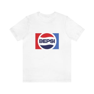 Bepsi Classic Logo T-shirt | Funny Novelty Parody Graphic Tee for Bepsi ...