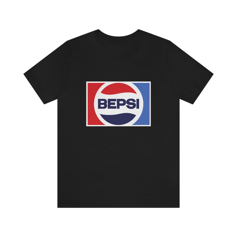 Bepsi Classic Logo T-shirt | Funny Novelty Parody Graphic Tee for Bepsi ...
