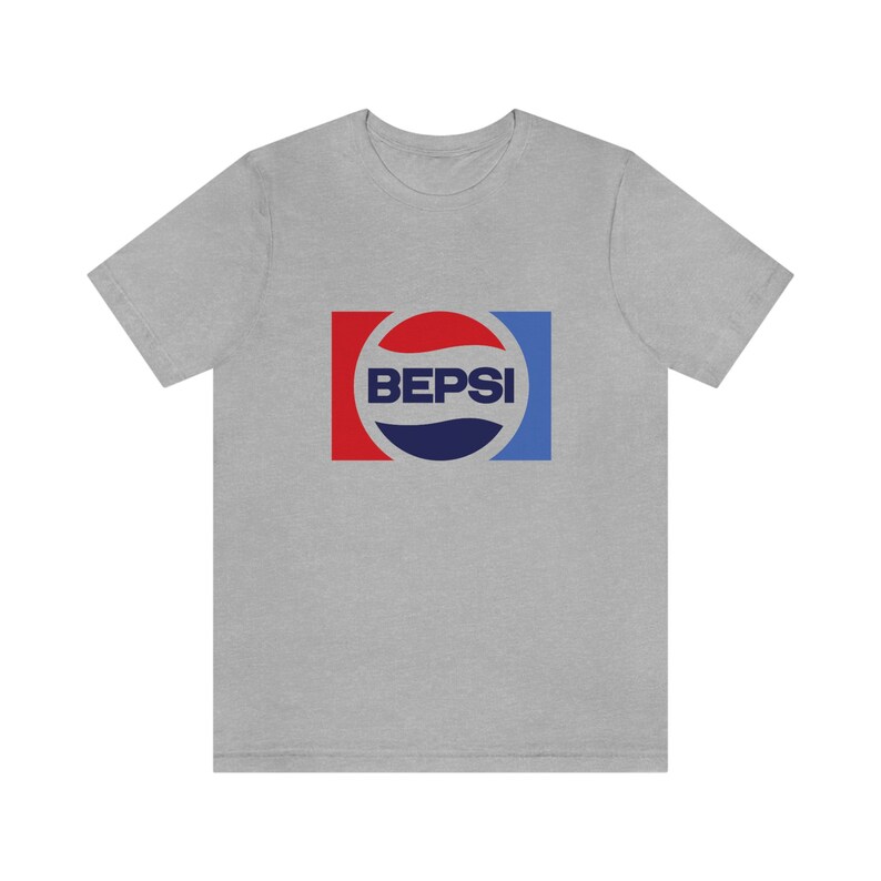 Bepsi Classic Logo T-shirt | Funny Novelty Parody Graphic Tee for Bepsi ...