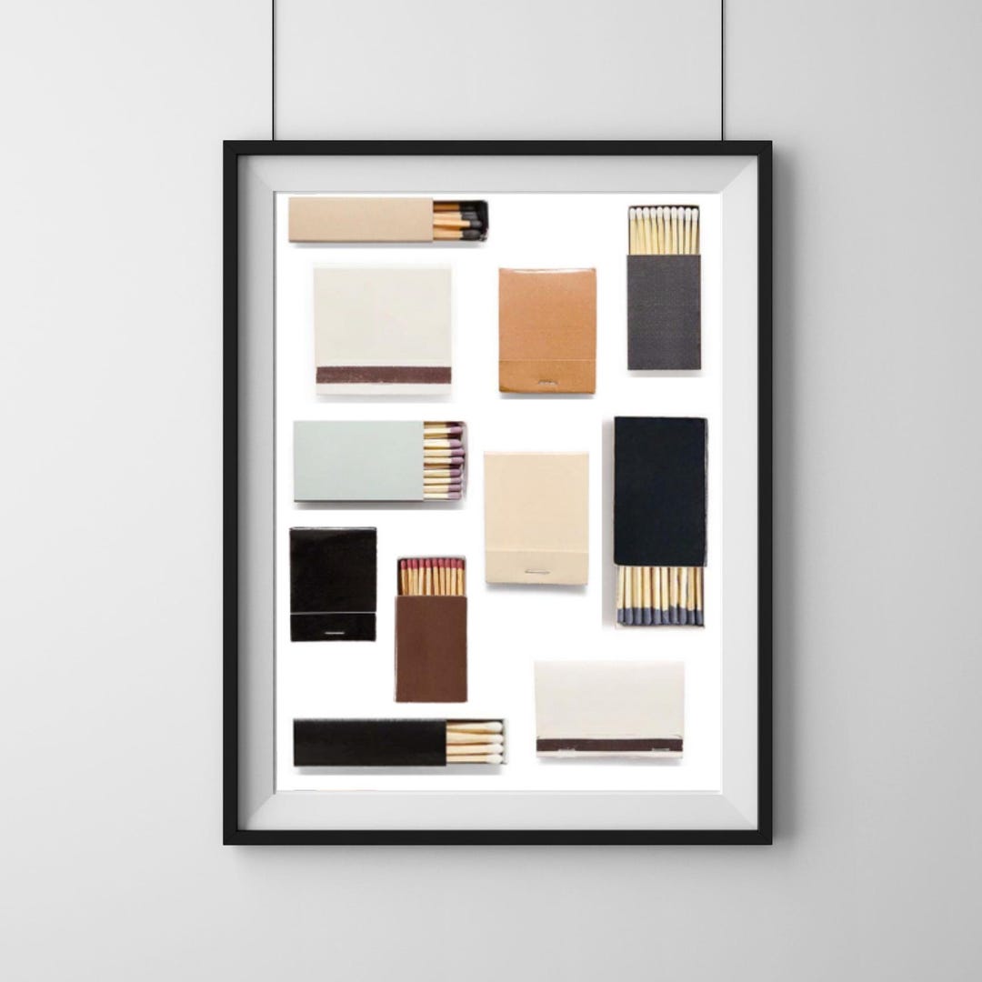 Matchbox Photo Art Digital Template (blank), Gift, Gift for Boyfriend ...