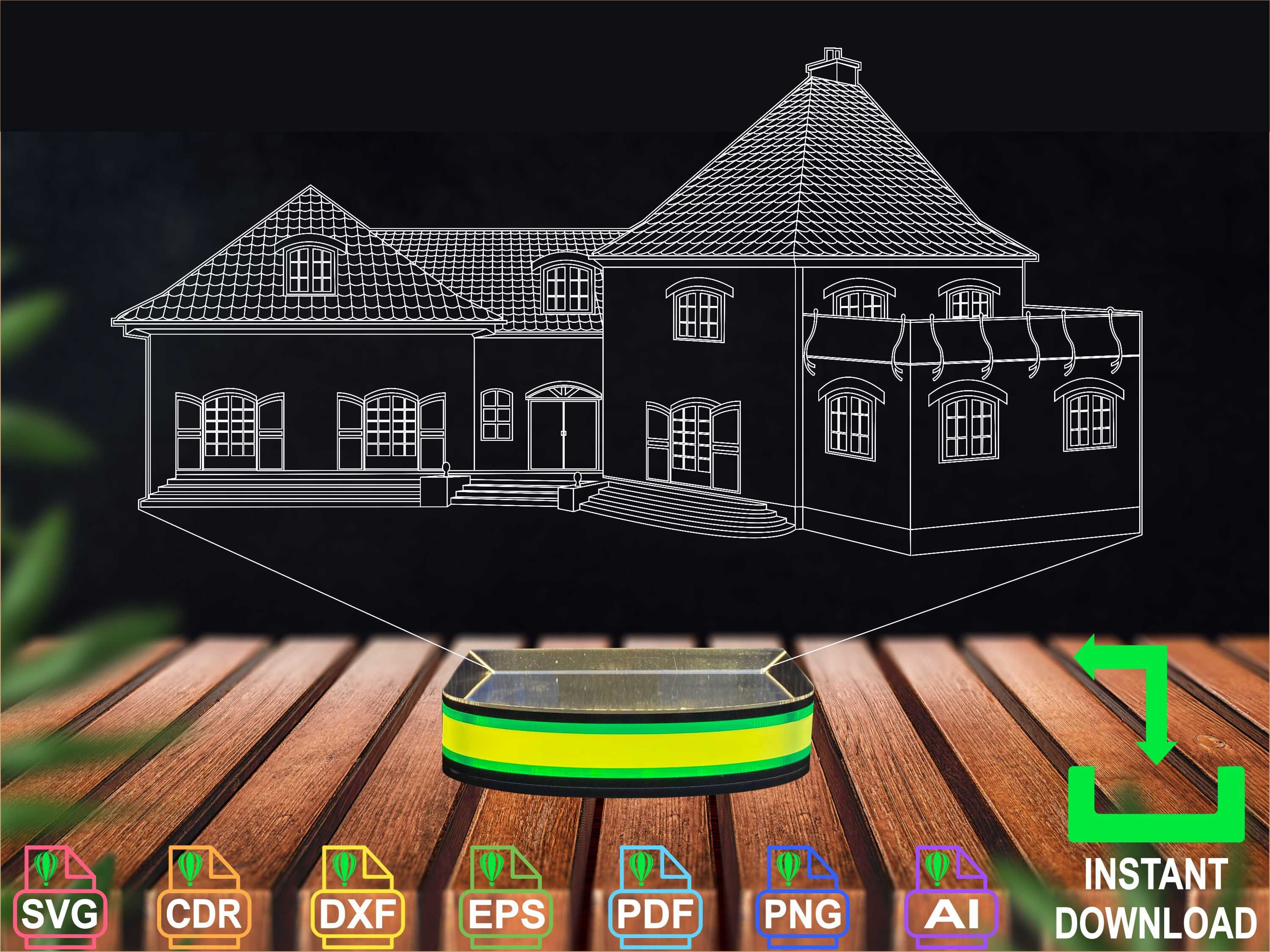 3d House Vector Png