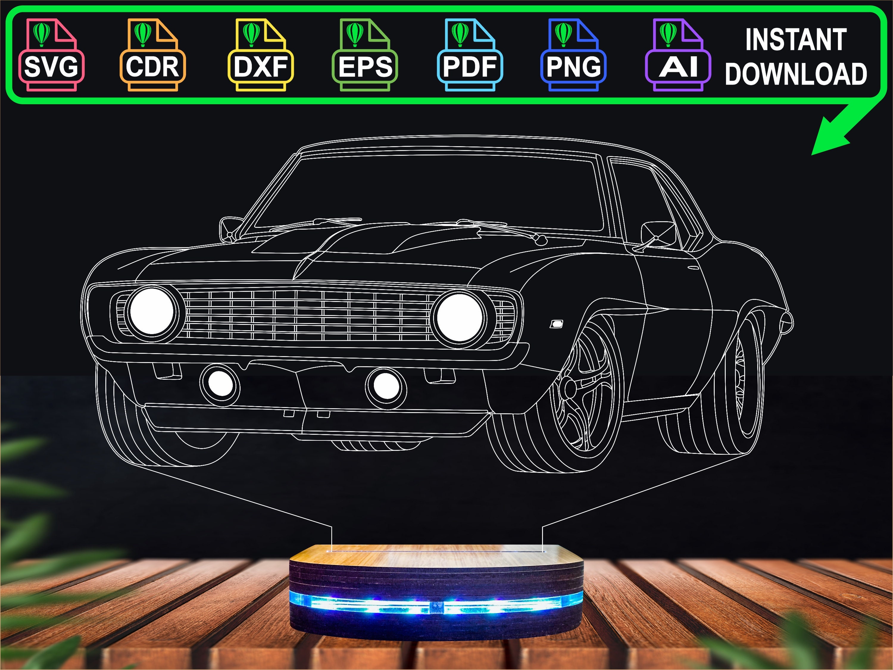 4th Gen Camaro Silhouette