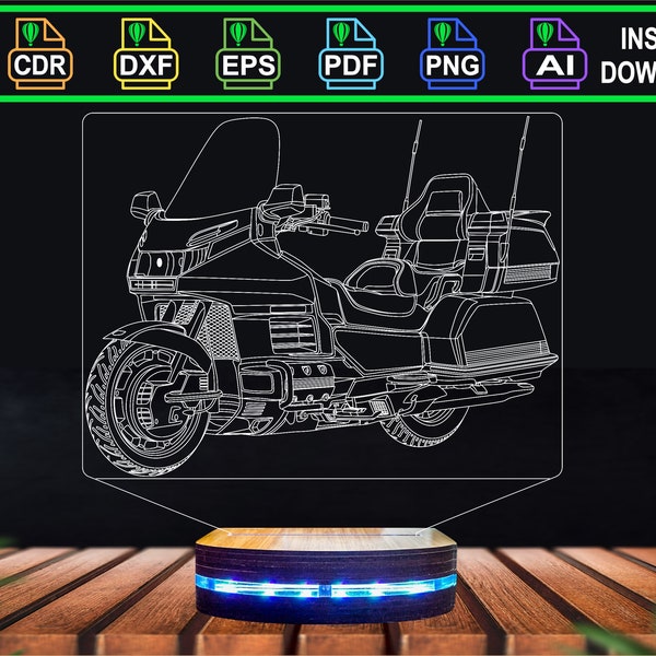Goldwing Svg - Etsy