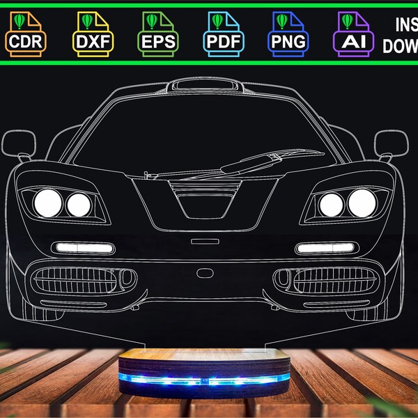 F1 Car Laser Cut - Etsy Australia