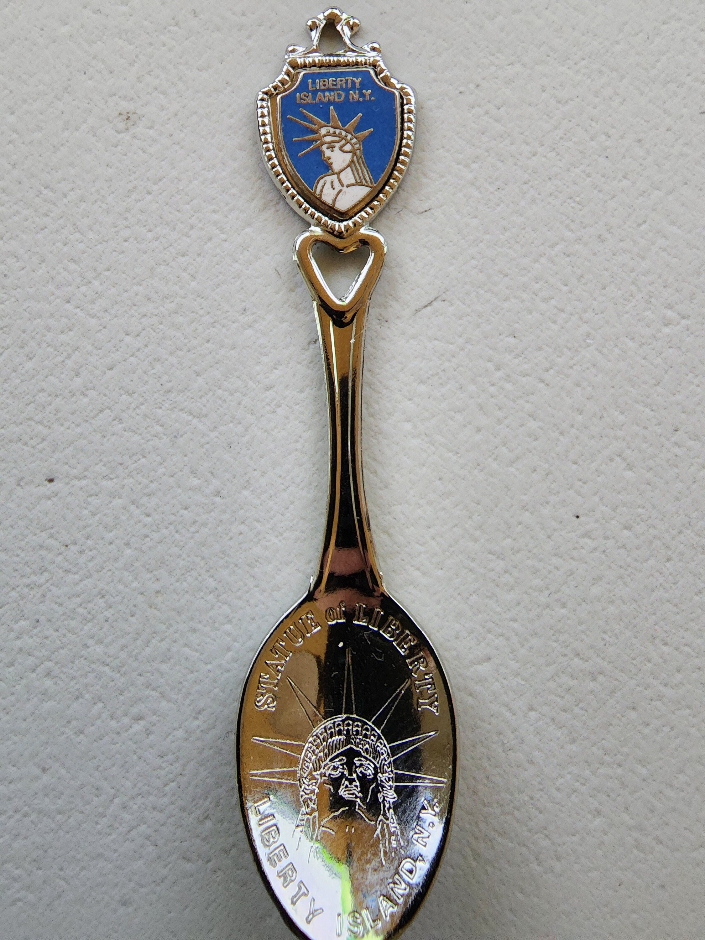 Vintage Collectible Spoons New York, Illinois, US Capitol, Liberty ...