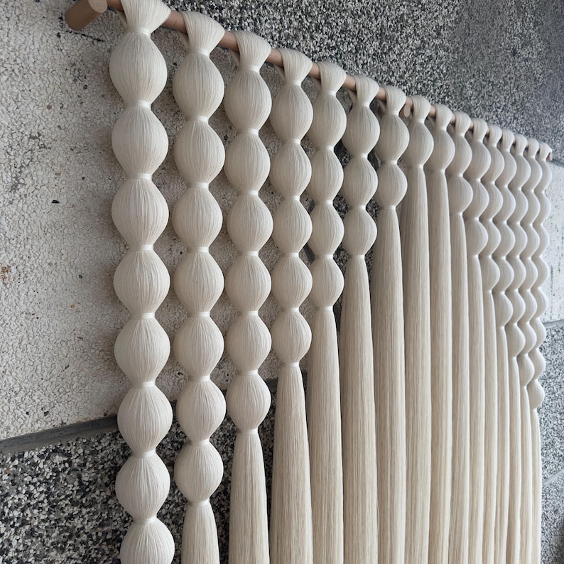 Modern Contemporary Art Macrame Wall Hanging Woven Tapestry Boho Wall ...