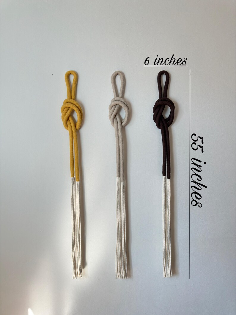 Wrapped Wall Hanging, Knott Wall Decor, Macrame Knotted, Boho Wall ...