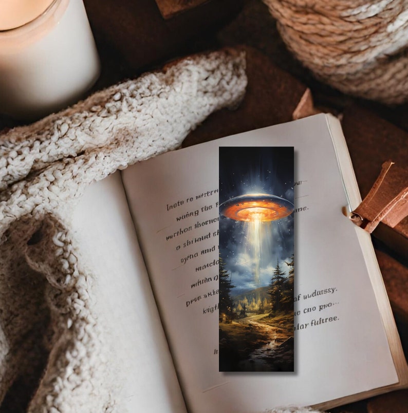 Unique Sci-fi Bookmark Set/close Encounter Reader's Book Accessory ...
