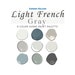 Light French Gray Paint Color Palette Sherwin (Instant Download) - Etsy