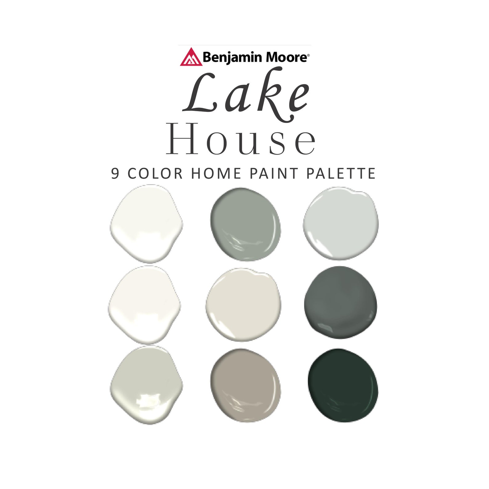 Lake House Paint Color 2023, Benjamin Moore, Mountain House Paint Color ...
