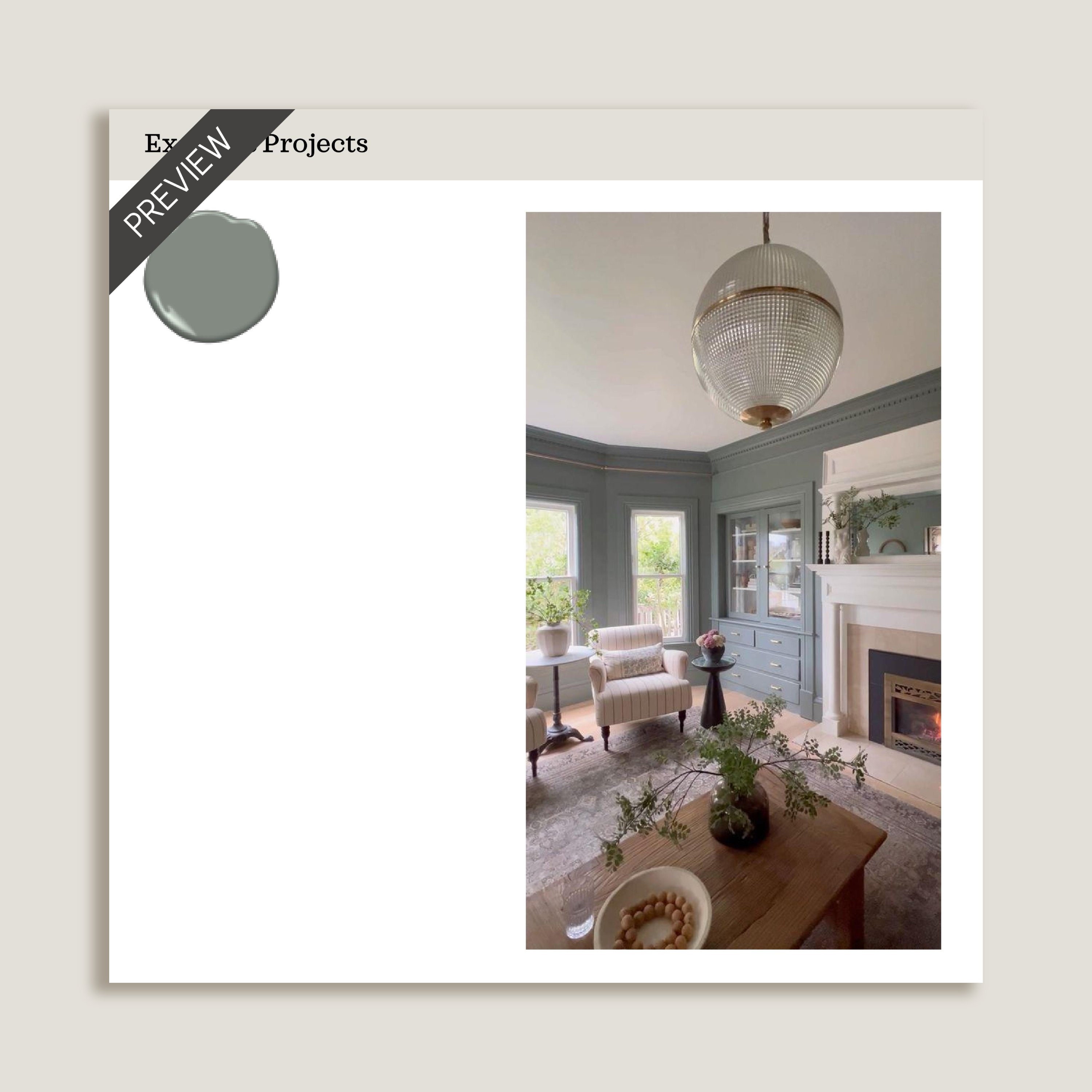 Cloud White Paint Color Palette Benjamin Moore OC-130 - Etsy