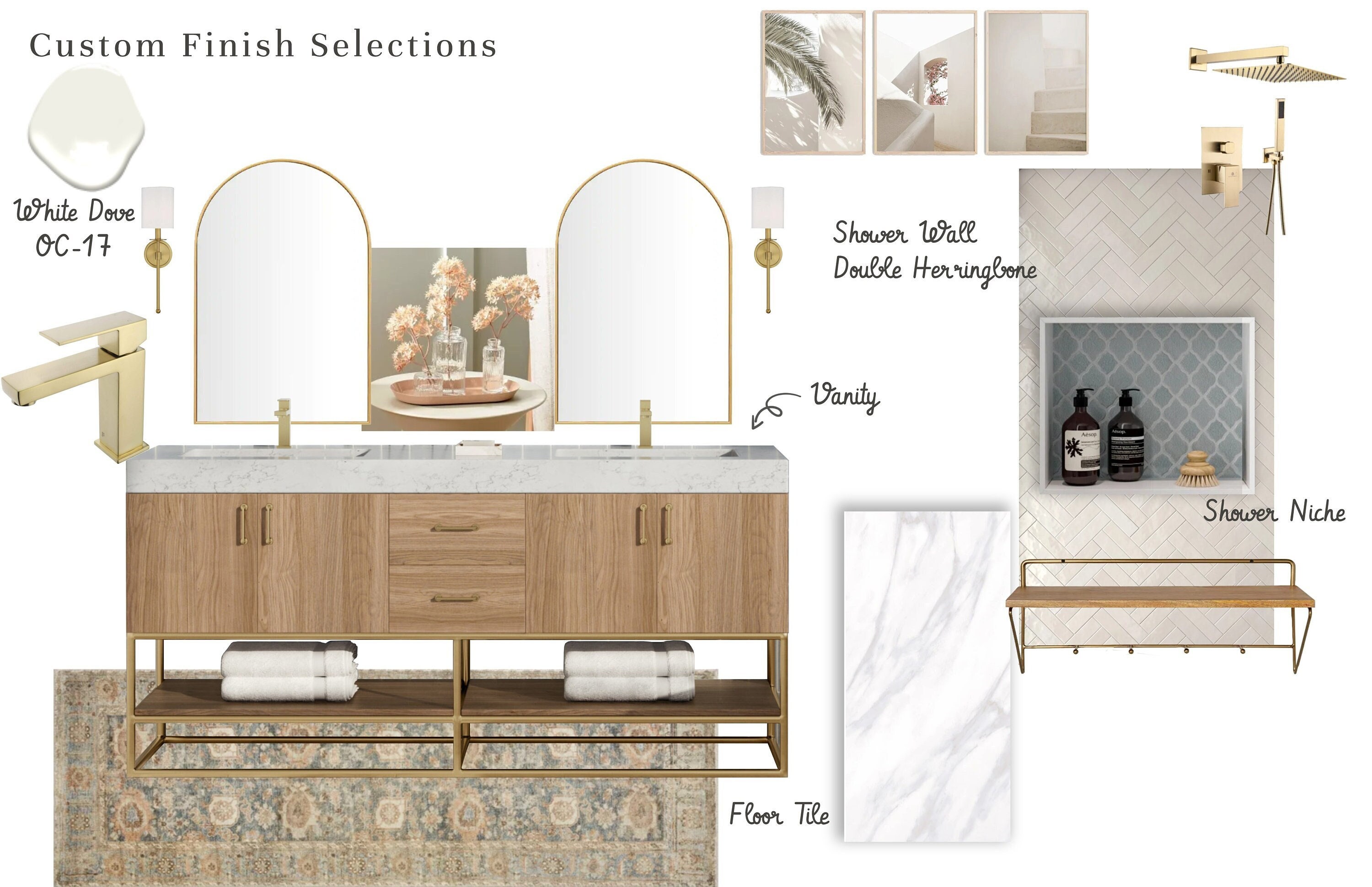 Neutral Bathroom Design, Organic Modern Bathroom Design, Coastal ...