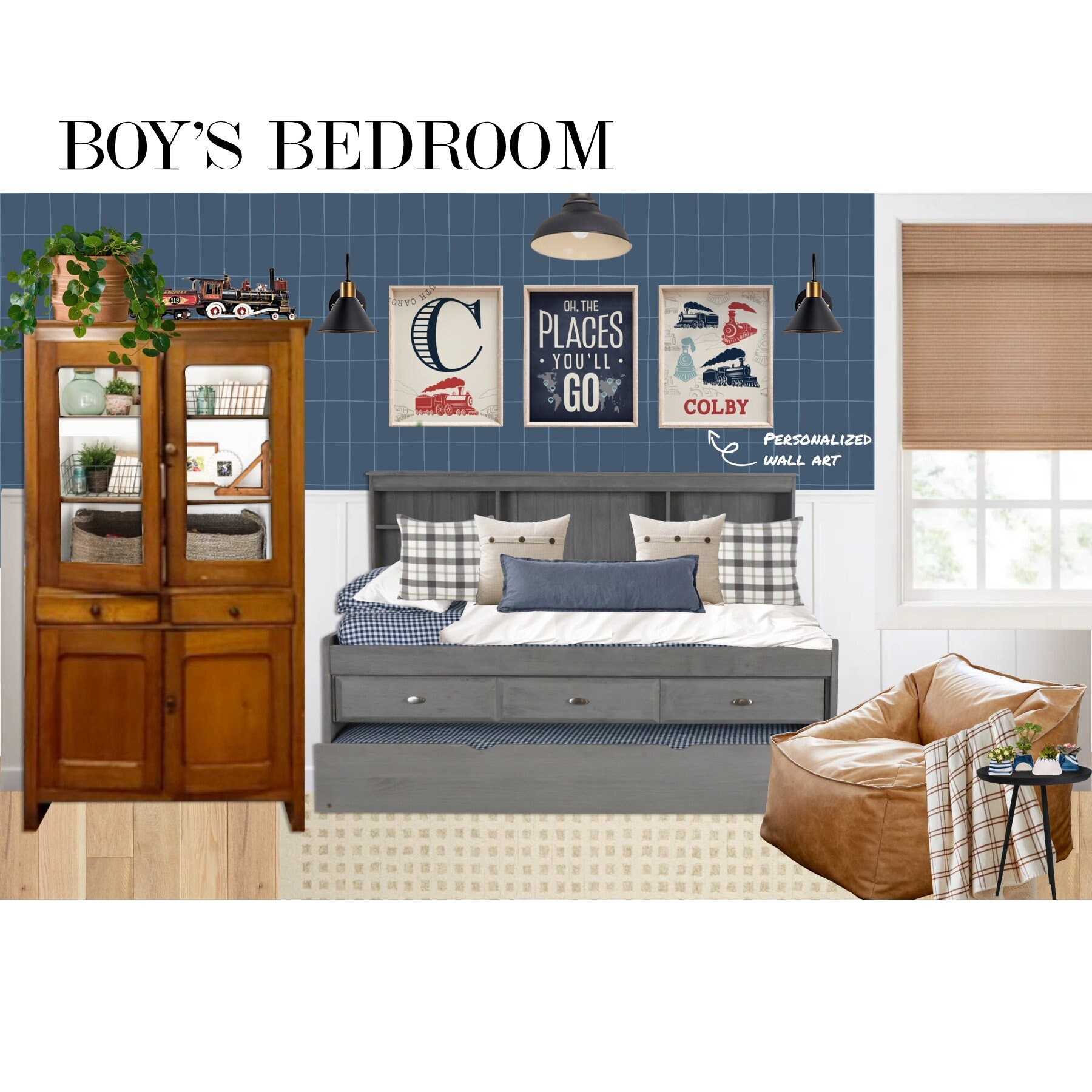 Bedroom Designbedroom Moodboardcustom Room Designonline - Etsy