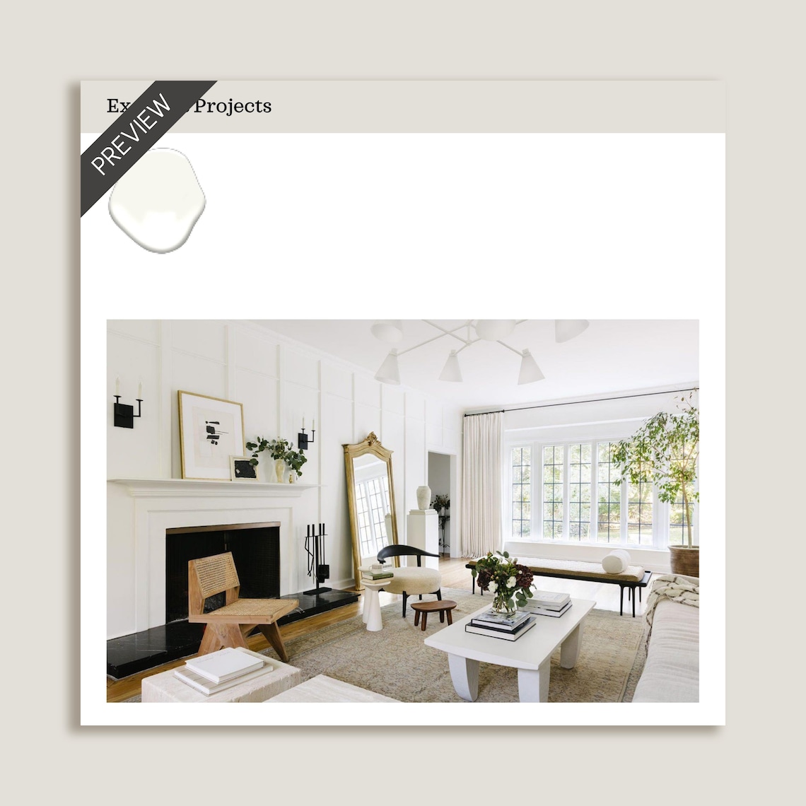 Classic Gray Paint Color Palette, Benjamin Moore, Classic Gray 1548 ...
