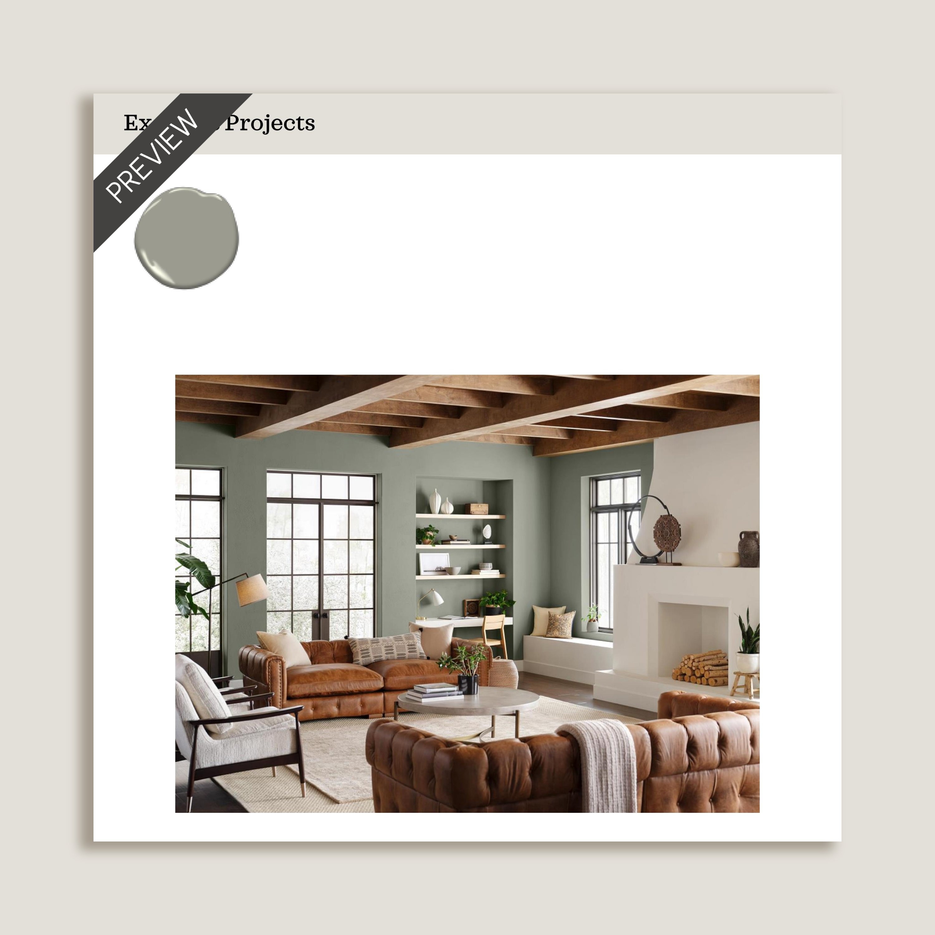 Sherwin Williams Clary Sage Paint Color Palette, Best Sage Green Paint ...