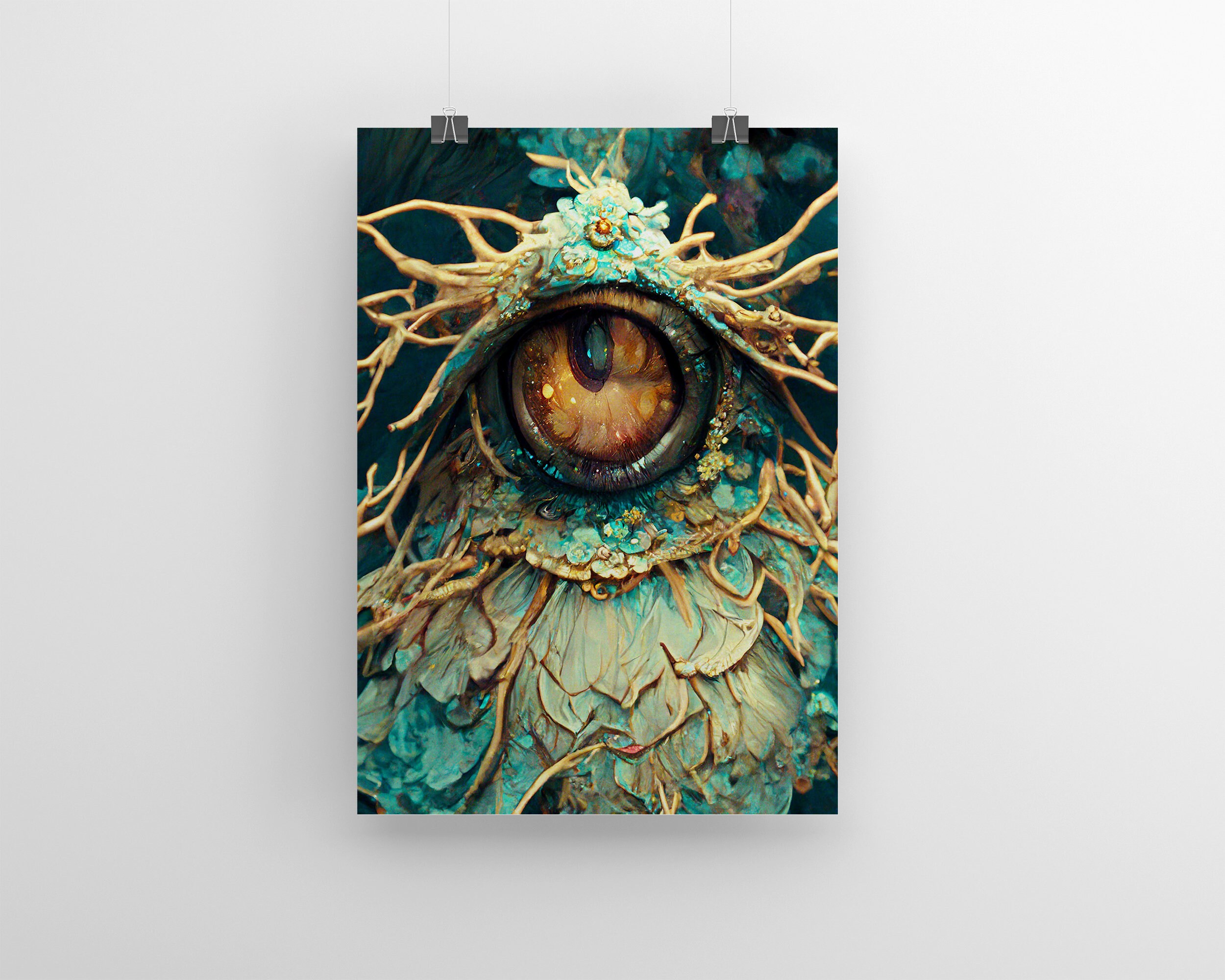 Ai Generated Unique Printable Wall Art, Surreal Prints, Ai Fantasy Art ...