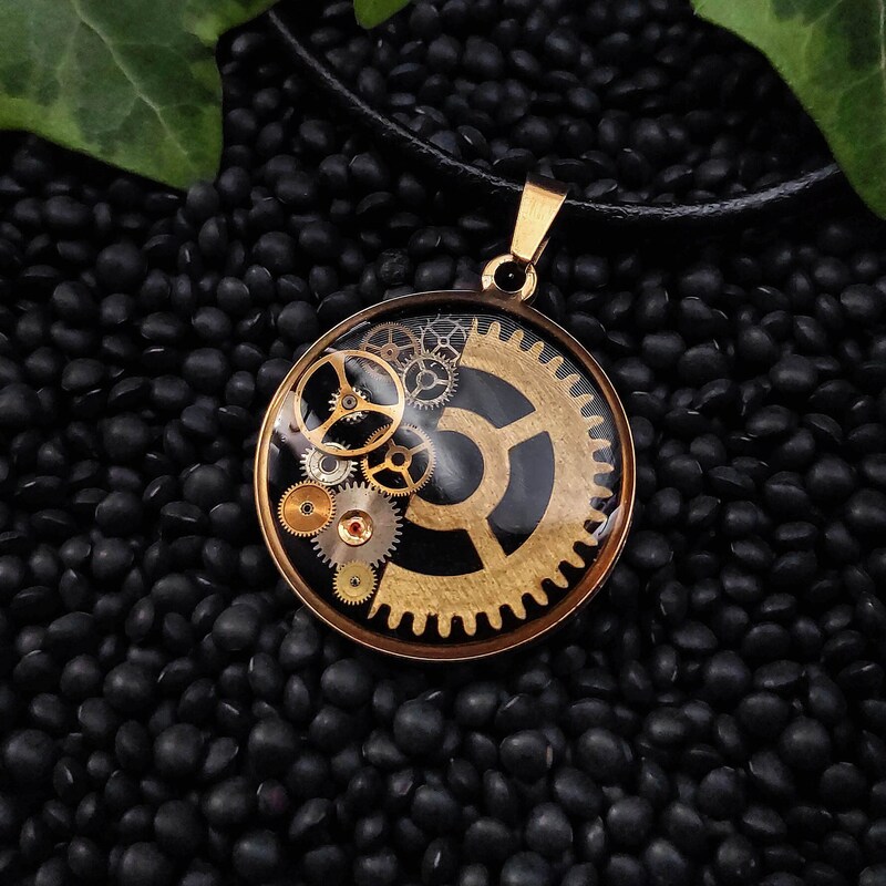 Gear Necklace - Etsy
