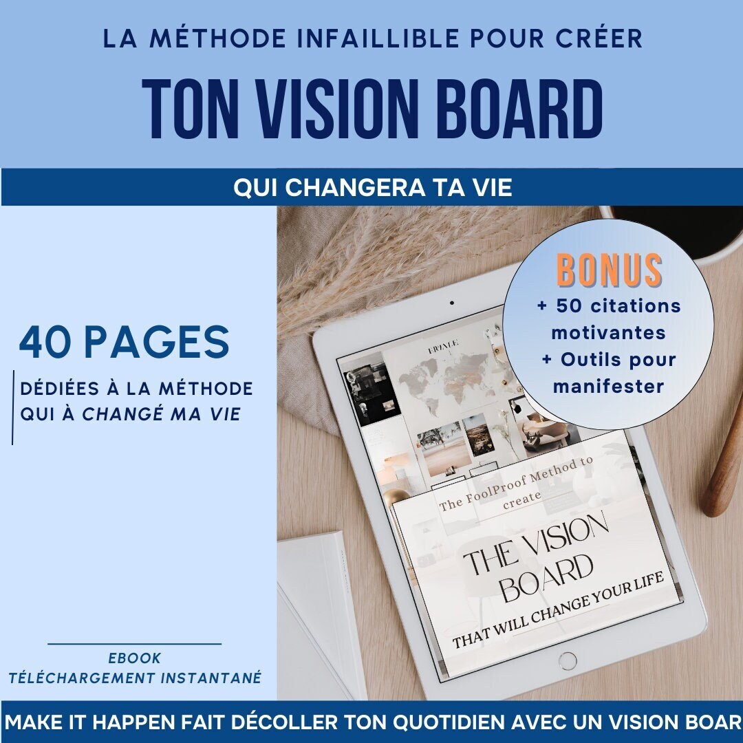 The VISION BOARD That Will Change Your LIFE: My Infallible Method Ebook ...