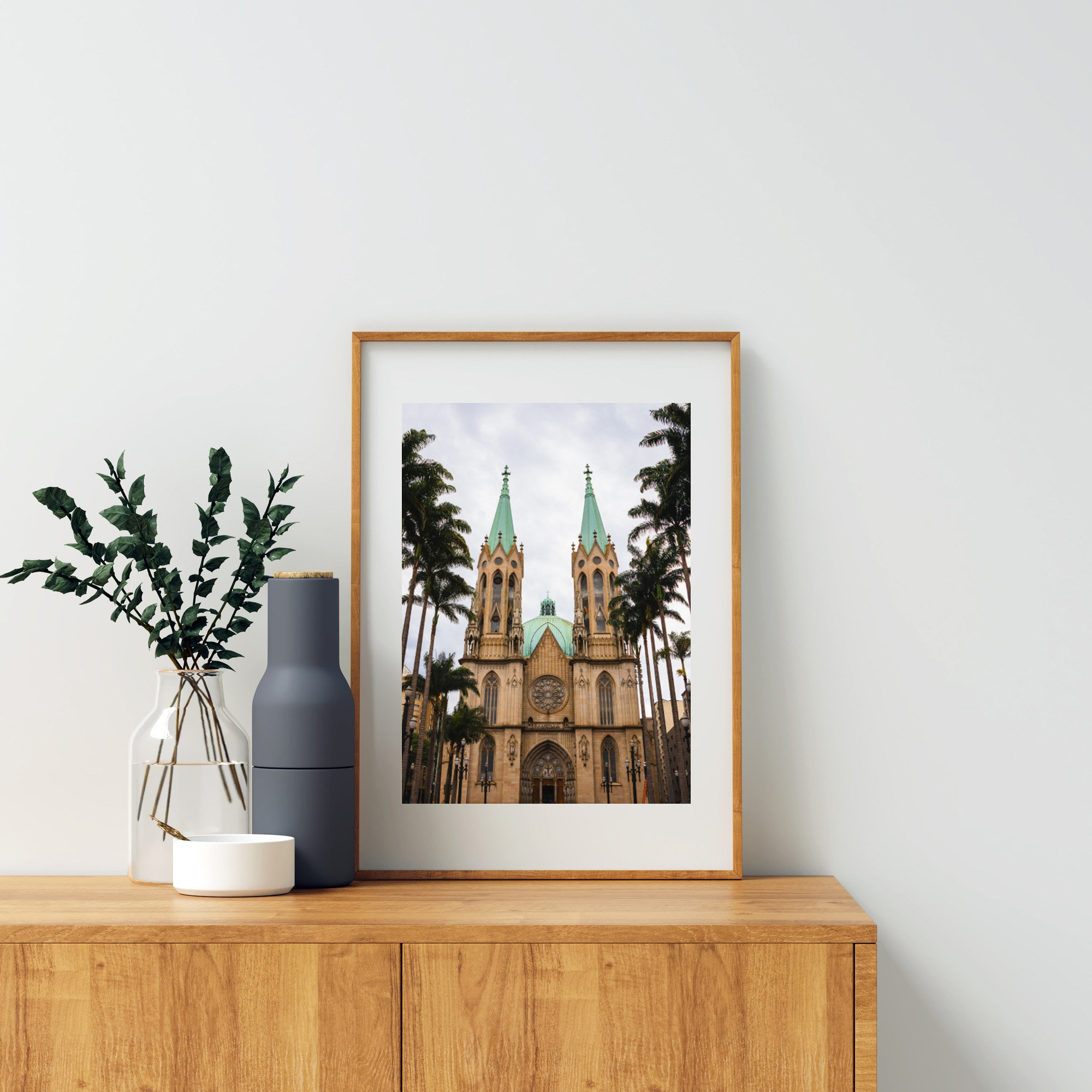 Sao Paulo Cathedral | Cathedral Wall Decor, Church Print, Sao Paulo ...