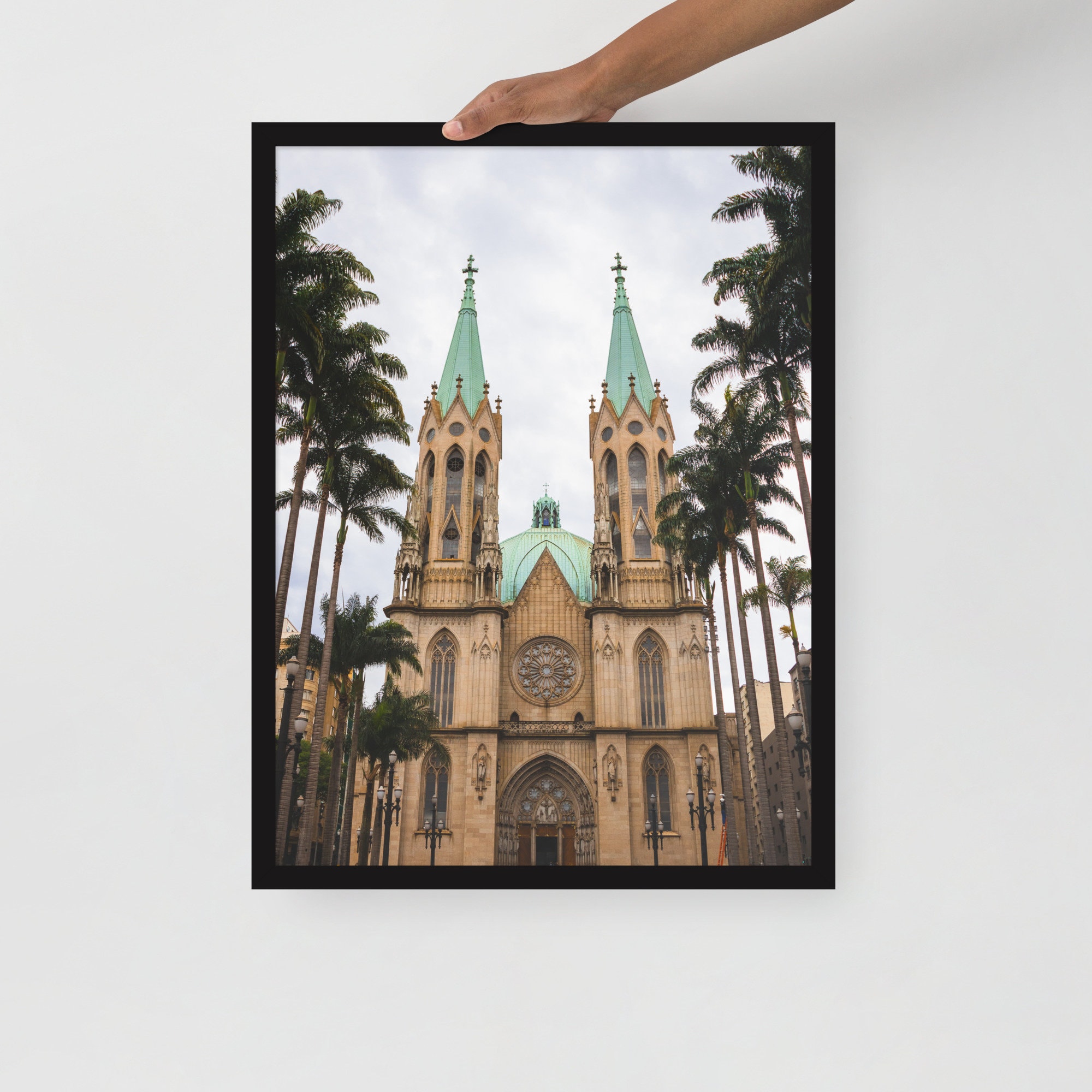 Sao Paulo Cathedral Cathedral Wall Decor, Church Print, Sao Paulo ...