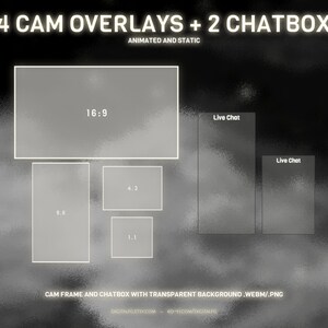 Cozy Night Complete Twitch Overlay, Animated Screens, Panels, Alerts ...