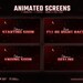 Red Theme Animated Stream Screens for Twitch, Kick, Youtube, OBS ...