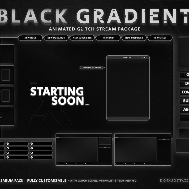 Twitch Overlays Etsy