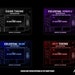 White Gradient Animated Stream Screens With Chat Box for Twitch, Kick ...