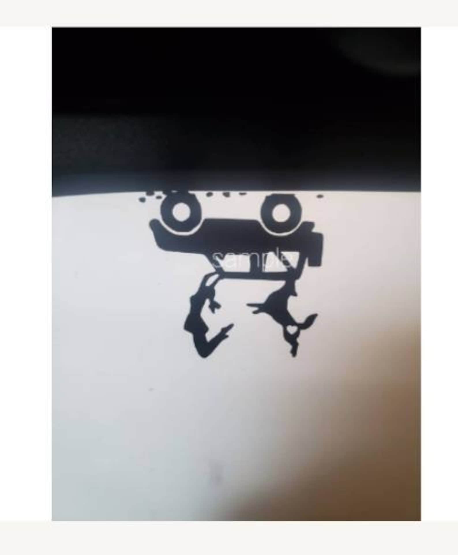 Girl & Her Best Friend Window Decal Easter Egg - Etsy