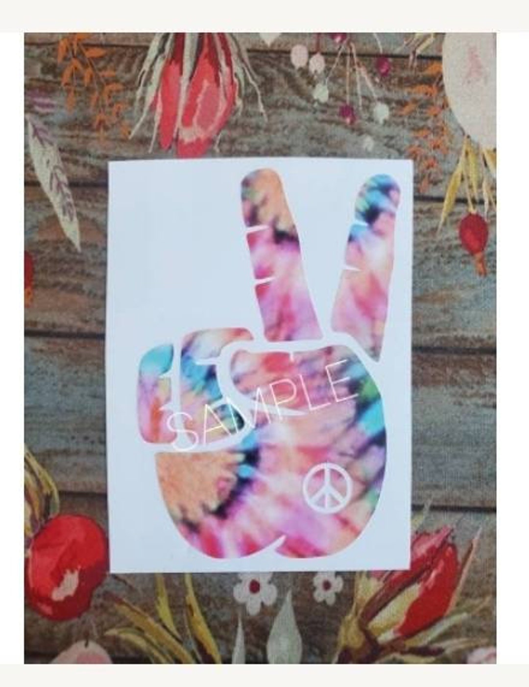 Peace Wave Vinyl Decal - Etsy