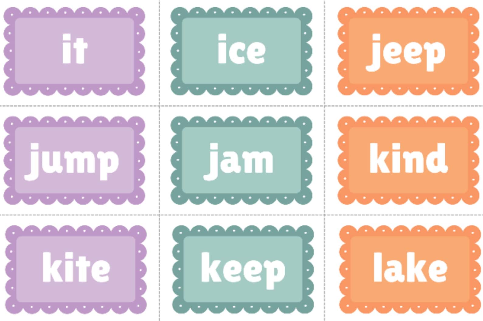 Printable Kindergarten Spelling Words Cards, 198 Flash Cards, Editable ...