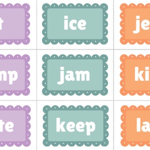 Printable Kindergarten Spelling Words Cards, 198 Flash Cards, Editable ...