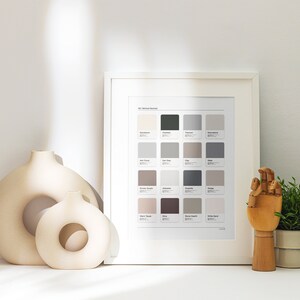 Color Swatch Print Neutral Palette Minimalist (Instant Download) - Etsy
