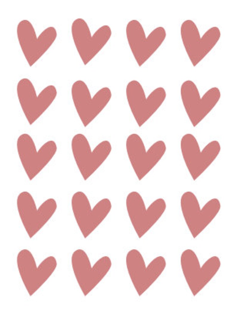 8 Printable Valentines Day Wall Decorations, Valentine's Day Prints ...