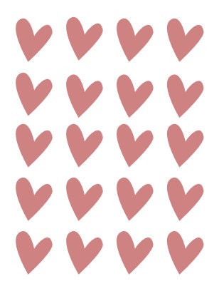 8 Printable Valentines Day Wall Decorations, Valentine's Day Prints ...