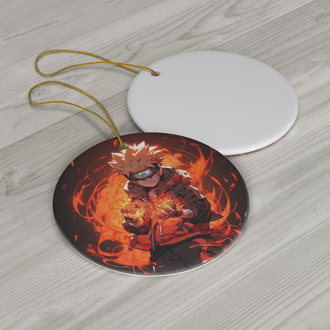 Custom Anime Ornament | Characters Holiday Ornament | Anime Holiday ...
